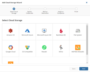 MSP Storage Configuration - Titan Cloud Storage